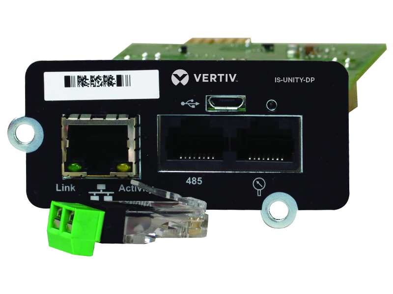 Vertiv Liebert IntelliSlot 485 and Building Management System Interface ...